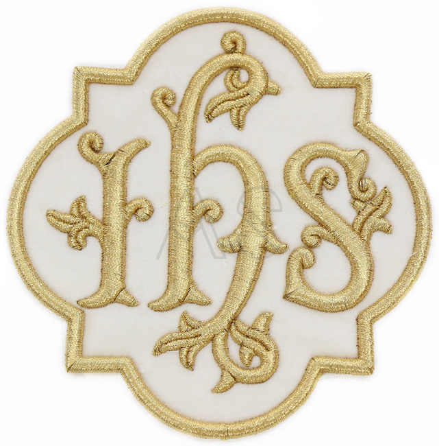 Emblem "IHS" AP-IHS3-K EN - Ars Sacra