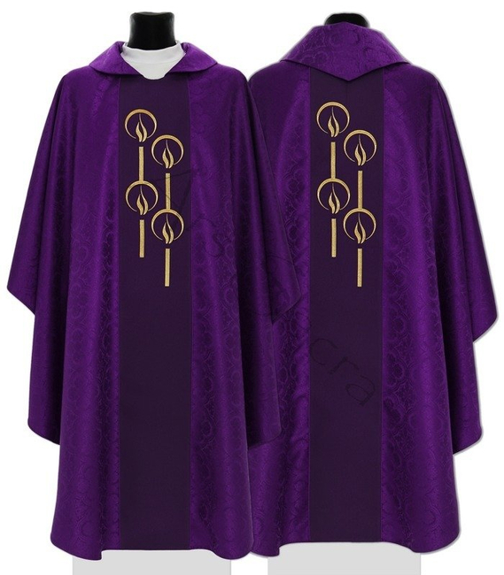 Gothic Chasuble "Advent" 644-F25 EN - Ars Sacra