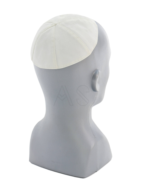 White zucchetto ZU-B EN - Ars Sacra