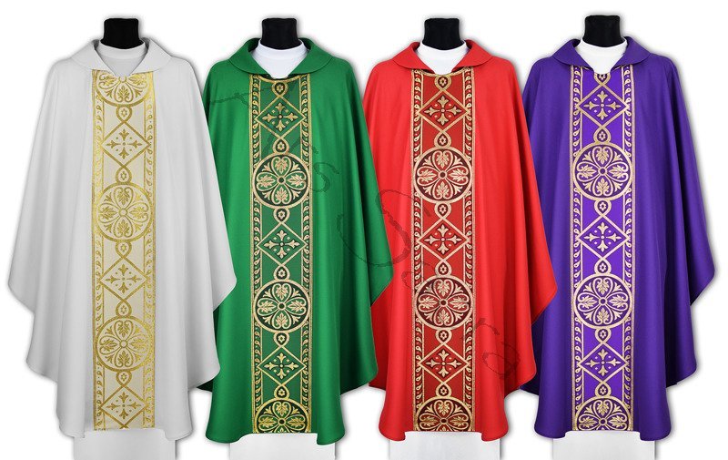 Set of 4 chasubles SET-013 EN - Ars Sacra