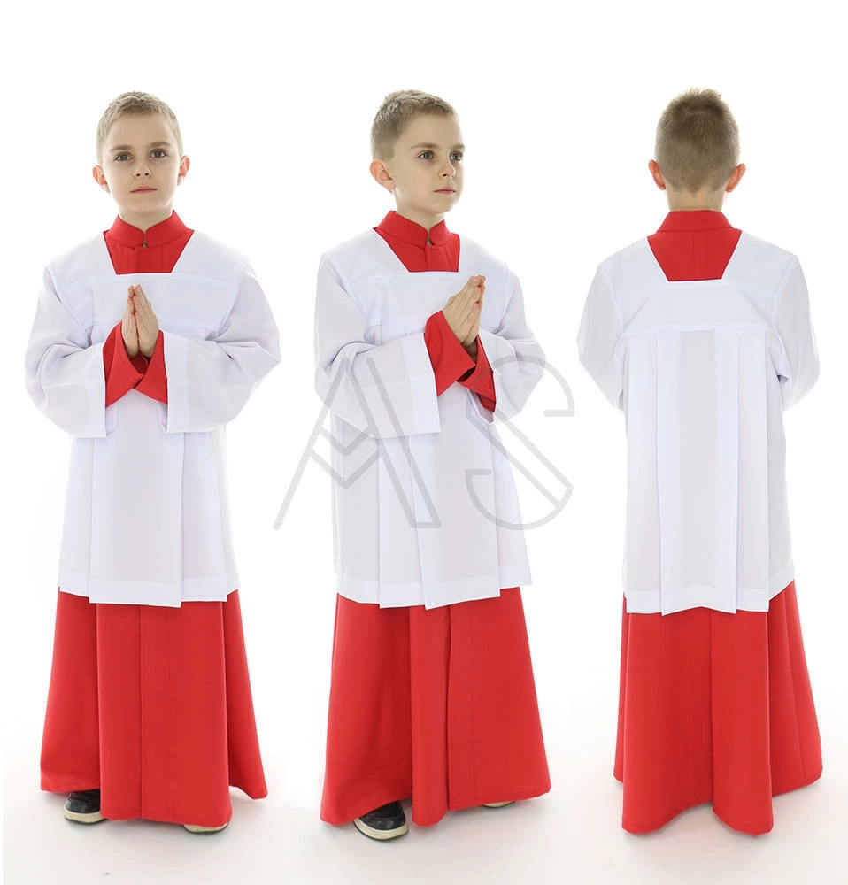 Altar Server Cassock with surplice EN - Ars Sacra