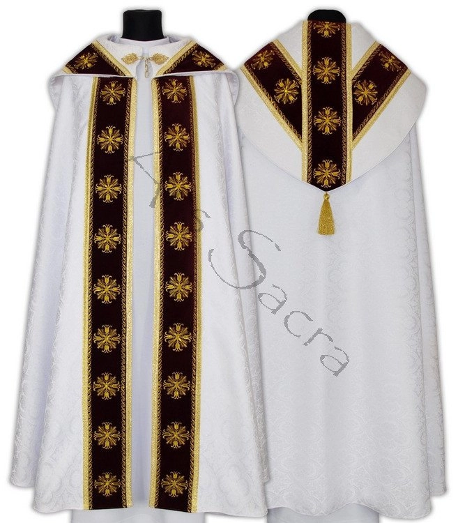 Semi Gothic Cope KY632-ABC25p EN - Ars Sacra